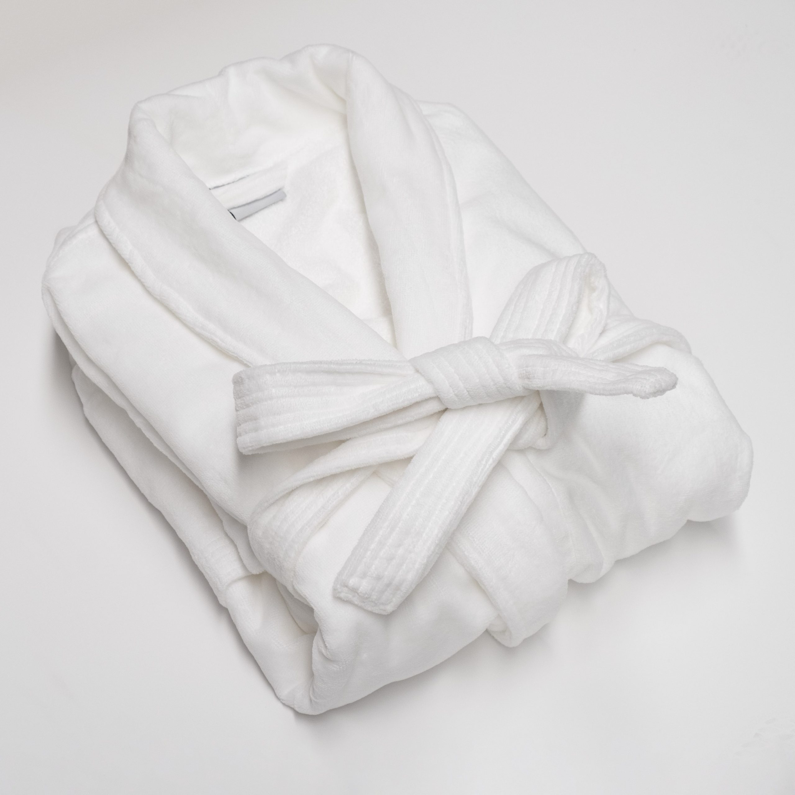 Weavers 1240g Velour Bath Robe - White - Vendella - Specialists in ...